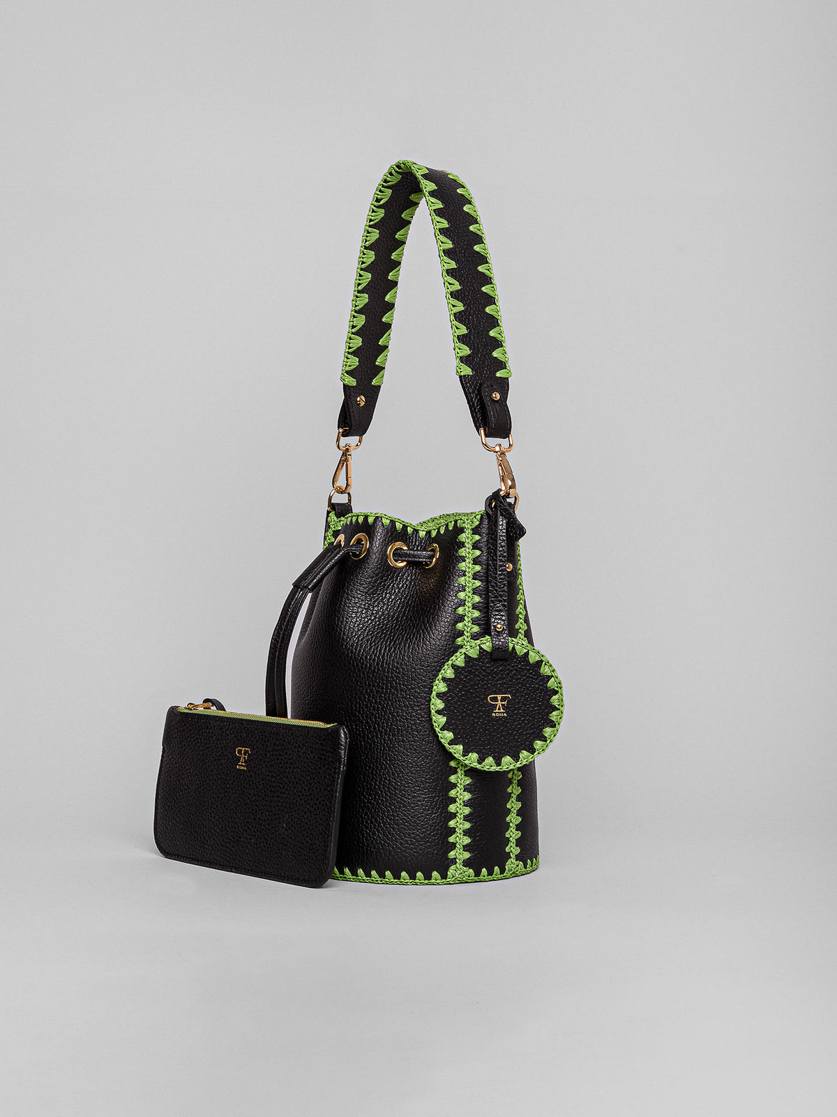 Emma Large Black - Handmade Bags - FRP Collection