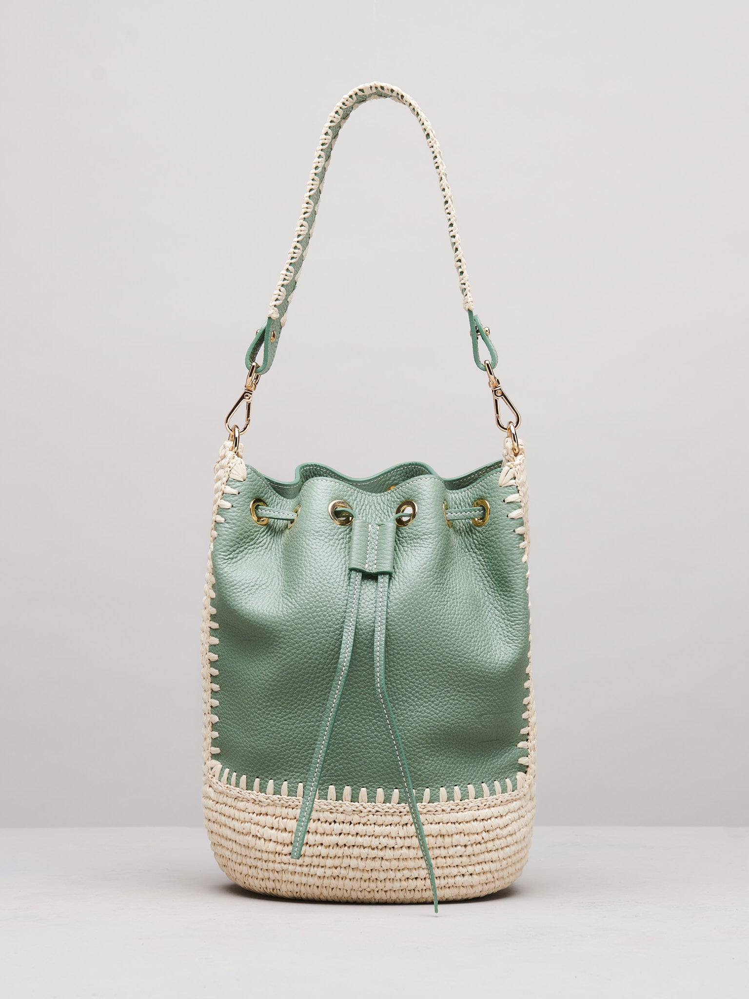 Fanny Grande Menta - Borse fatte a mano - FRP Collection