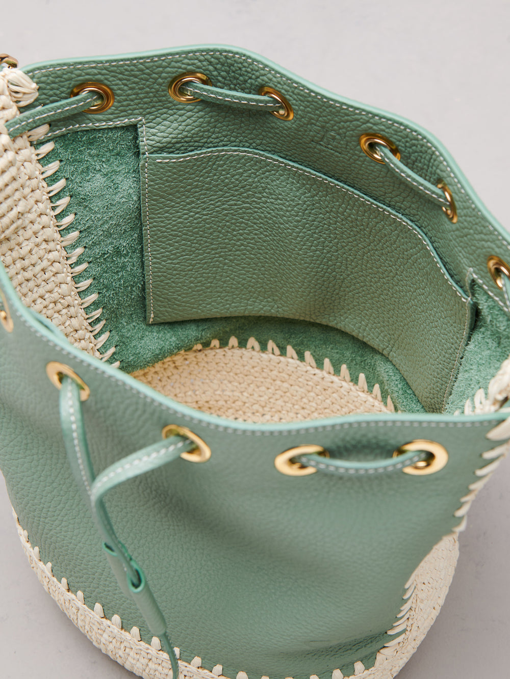 Fanny Grande Menta - Borse fatte a mano - FRP Collection