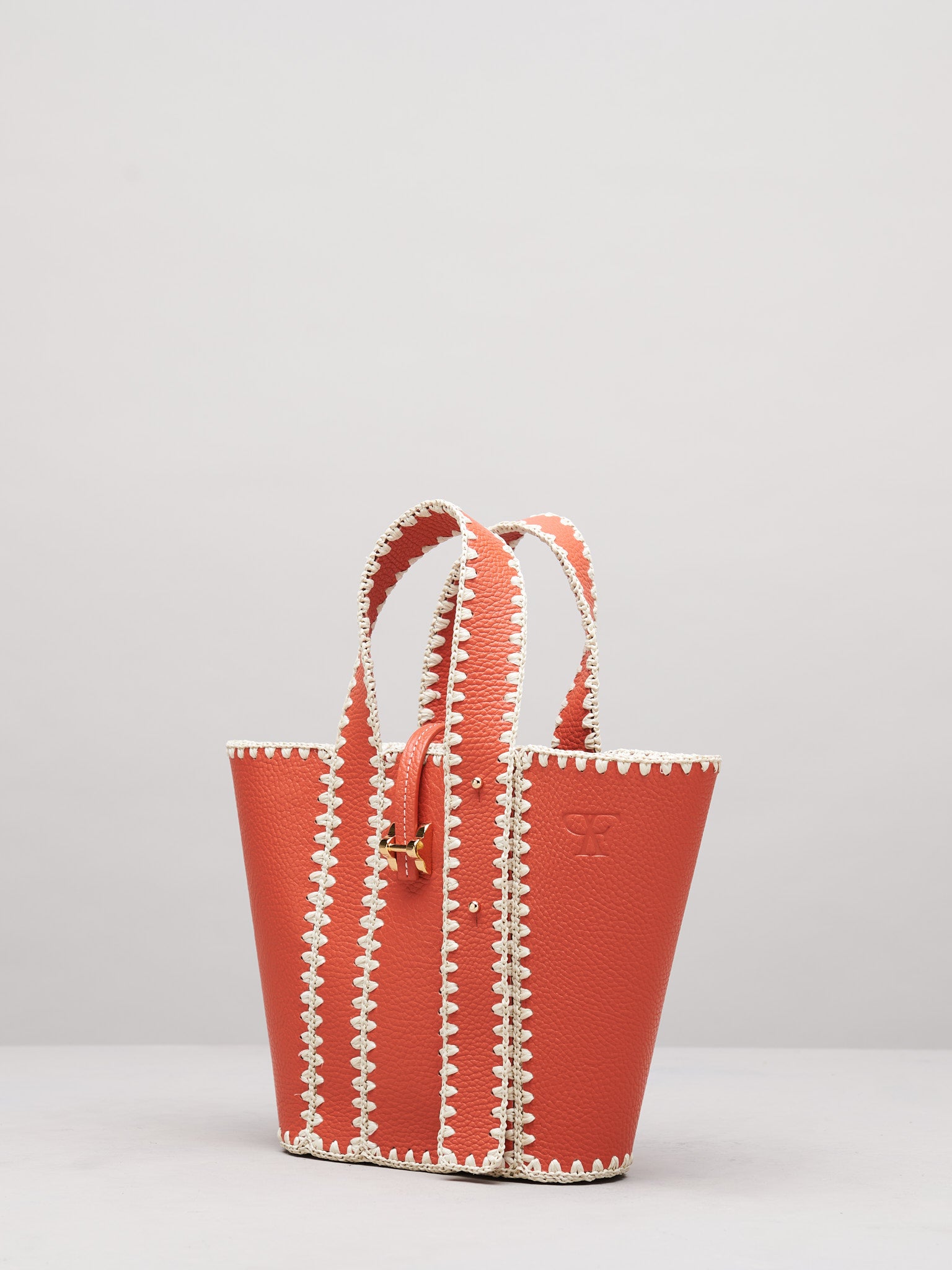 Maddalena Papaya - Handmade Bags - FRP Collection